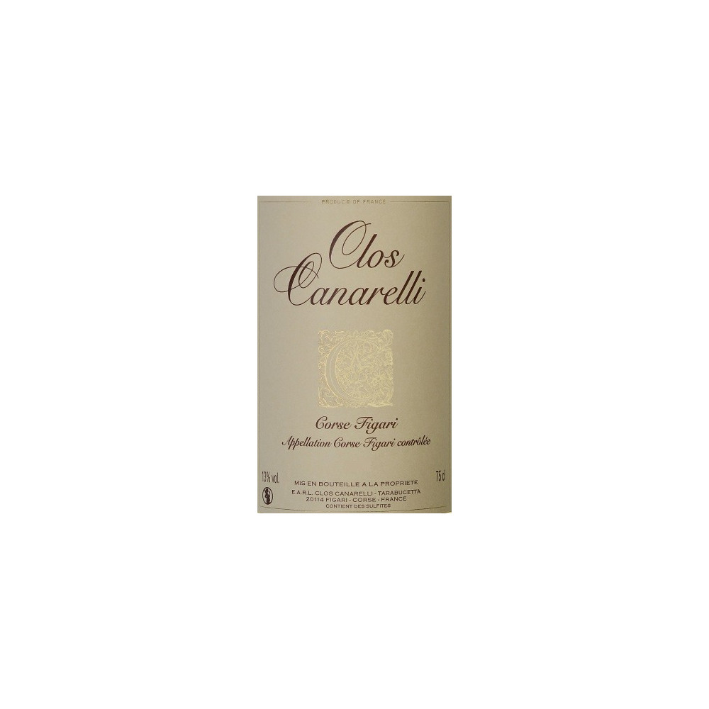 Clos Canarelli Figari, vin Corse | Achat en ligne au meilleur prix.
